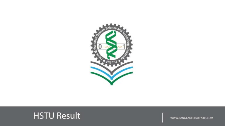 HSTU Result 2025 Published for 2nd Phase - Bangladesh Affairs